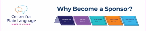 Become a Sponsor - Center for Plain Language